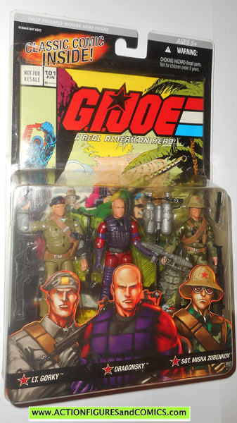 Gi joe OKTOBER GUARD lt gorky dragonsky sgt misha zubenkov comic pack ...
