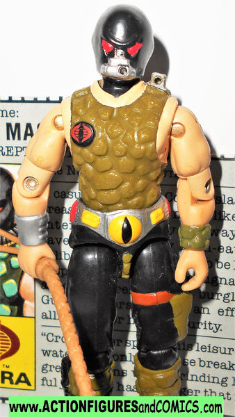 gi joe CROC MASTER 1987 w alligator crocodile vintage hasbro v1 ...