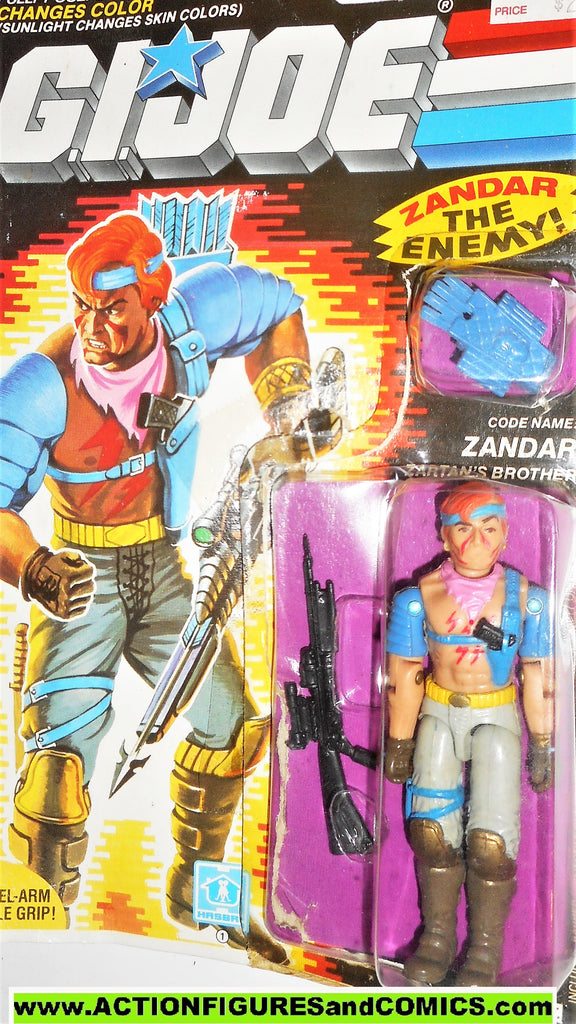 gi joe ZANDAR 1986 vintage zartan brother dreadnok hasbro gijoe moc ...