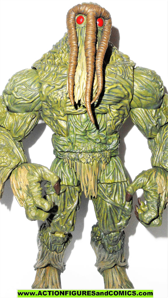 marvel legends MAN THING BAF complete build a figure hasbro 2017 ...
