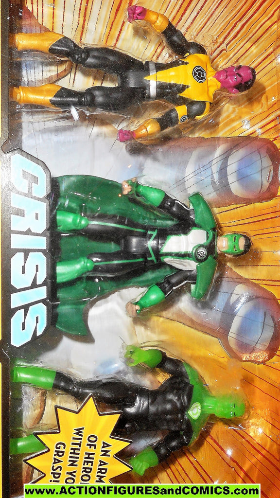 dc universe infinite heroes THREE PACK 18 yellow sinestro parallax joh ...