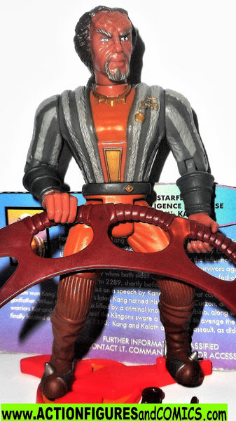Star Trek KANG klingon playmates brown ds9 klingon – ActionFiguresandComics