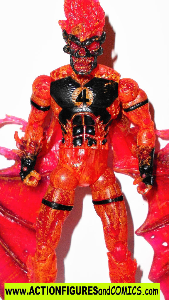 marvel legends INHUMAN TORCH fantastic four 2004 toybiz universe ...