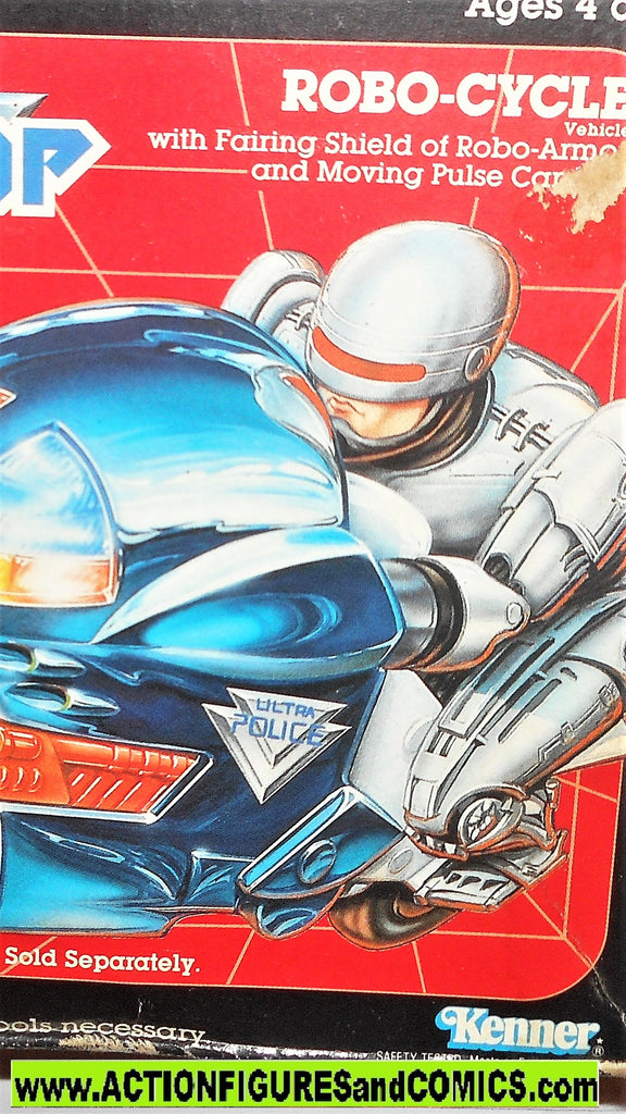 Robocop ROBO-CYCLE 1988 kenner ultra police movie animated moc mib ...