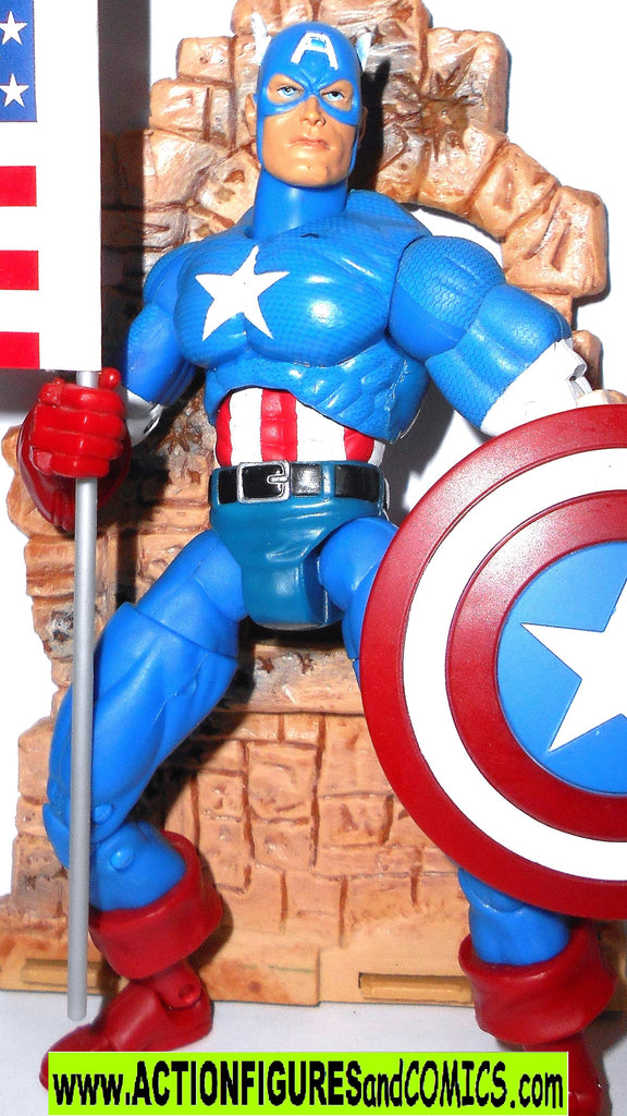 Marvel Legends CAPTAIN AMERICA 2002 series 1 universe shield ...