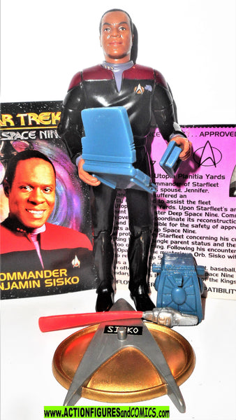 Star Trek COMMANDER SISKO 1993 DS9 playmates complete ...