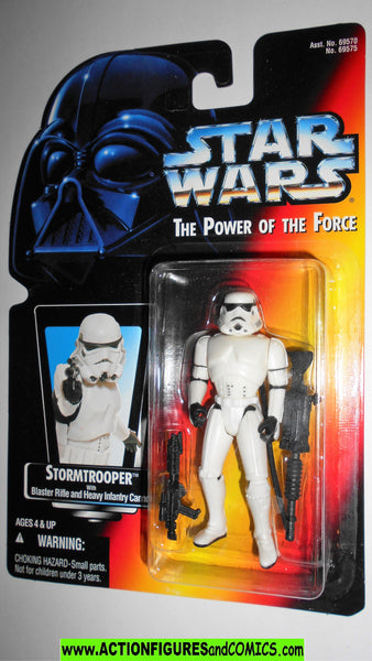 star wars action figures STORMTROOPER Red card 00 power of the force h ...