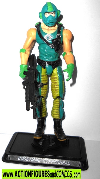 gi joe COPPERHEAD 2008 v4 25th anniversary cobra action figures ...