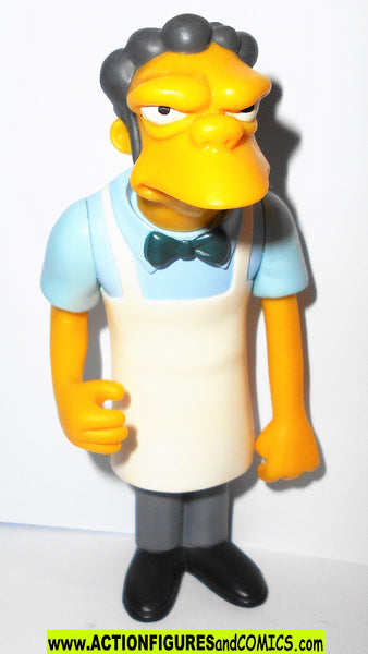 simpsons MOE series 3 2002 playmates toy bartender action fig ...