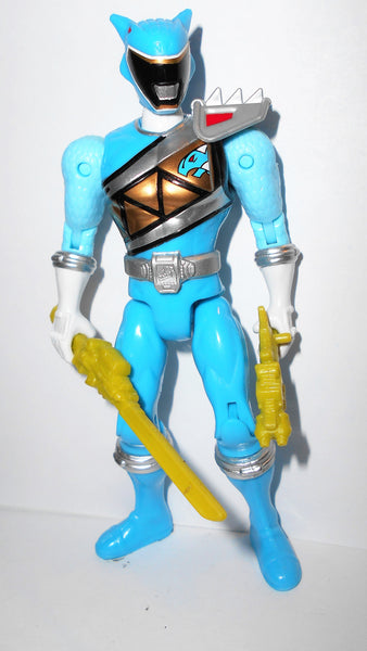 Power Rangers AQUA RANGER 5 inch 2016 2015 Dino super Charge bandai ...