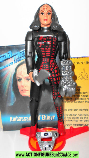Star Trek AMBASSADOR K'EHLEYR complete SILVER accessories playmates tn ...