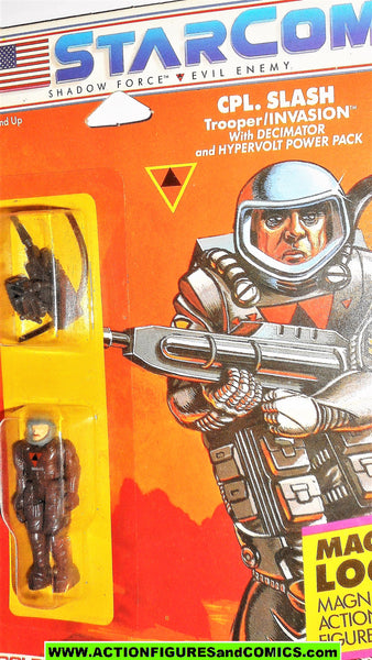 Starcom CPL SLASH 1986 Coleco shadow force enemy gi joe moc ...