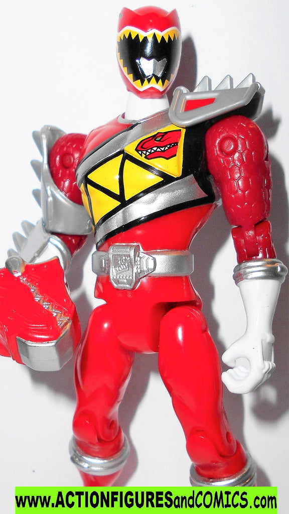 Power Rangers RED RANGER 5 inch 2016 Dino steel Super Charge bandai ...