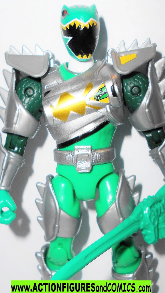 Power Rangers GREEN RANGER Dino Super Steel Charge bandai mighty morph ...
