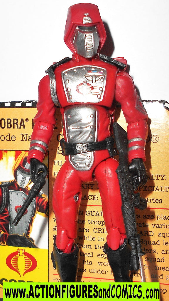 gi joe CRIMSON GUARD LEADER 2008 25th senior ranking fc tru ...