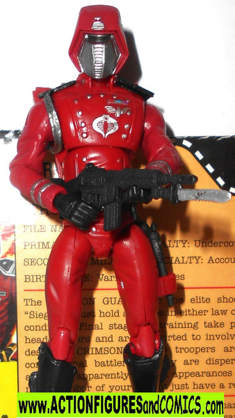 gi joe CRIMSON GUARD ELITE 2008 v12 25th senior ranking fc tru ...