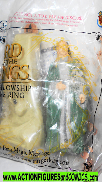 Lord of the Rings CELEBORN 2001 burger king hobbit elf elven mib moc ...