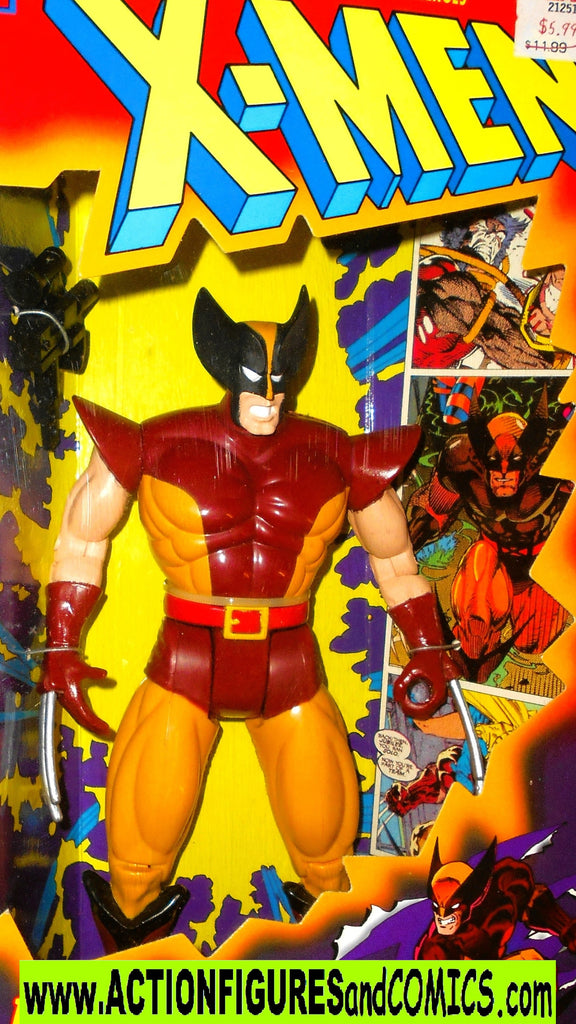 X-men X-force toy biz WOLVERINE 10 inch Brown marvel mib moc ...