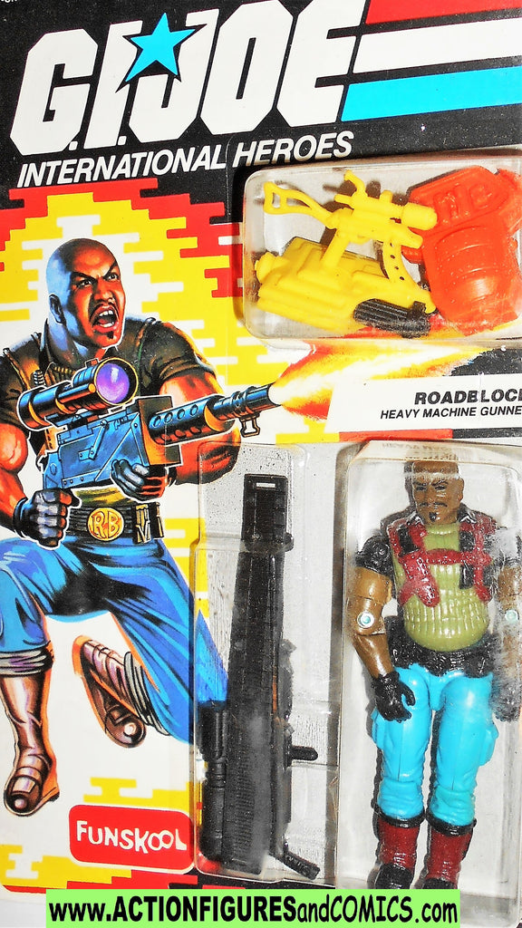 gi joe ROADBLOCK 1991 1999 funskool hasbro vintage g i moc ...