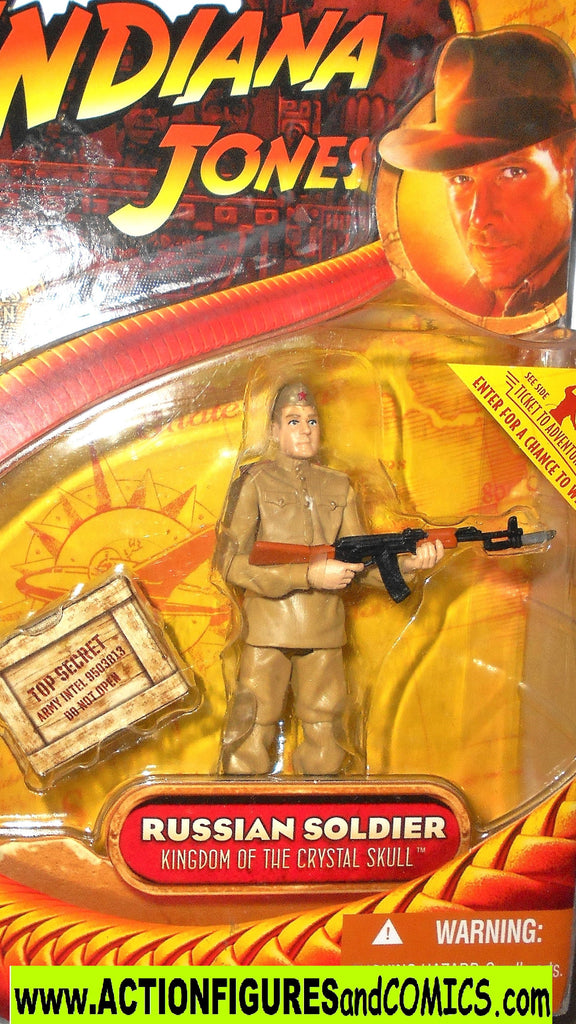Indiana Jones RUSSIAN SOLDIER 2008 kingdom crystal skull moc ...