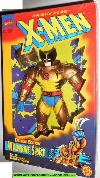 X-men X-force Toy Biz WOLVERINE space suit 10 INCH animated deluxe moc ...