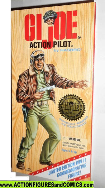 Gi joe ACTION PILOT 12 inch 50th anniversary 1996 reissue vintage mib ...
