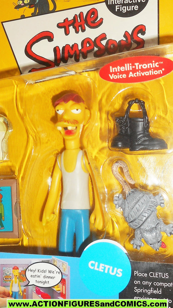 the simpsons CLETUS series 7 2001 playmates complete action figure sale ...