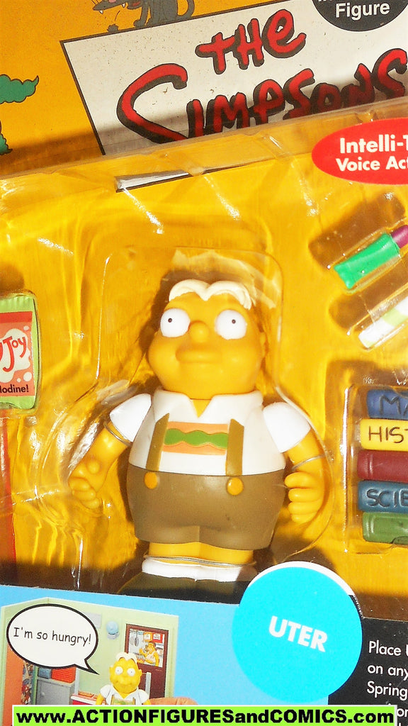Simpsons UTER 2002 playmates world of springfield action figures moc ...