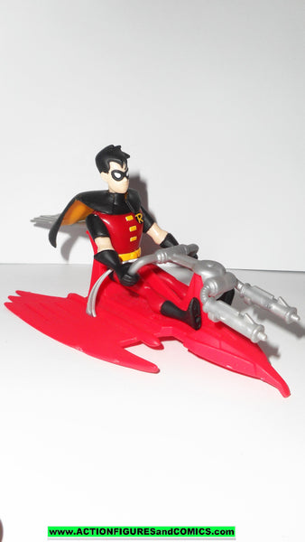 batman animated series ROBIN crime fighter red sled dc action figures ...
