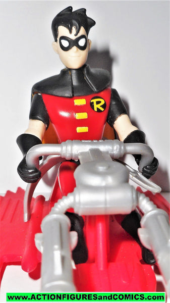 batman animated series ROBIN crime fighter red sled dc action figures ...