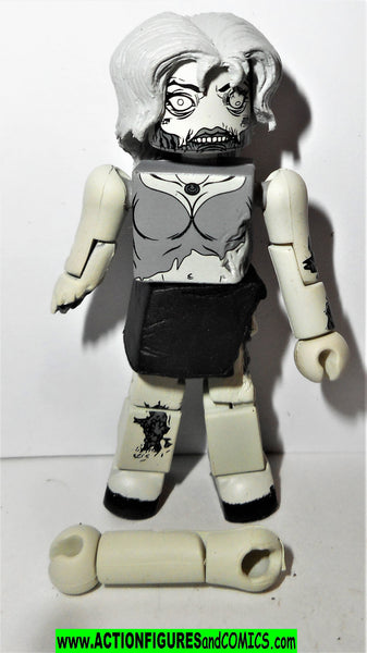 minimates FEMALE ZOMBIE the walking dead black white amc tv show ...