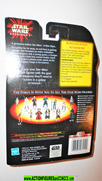 Star wars action figures RAPPEL LINE ATTACK 1999 episode I moc ...