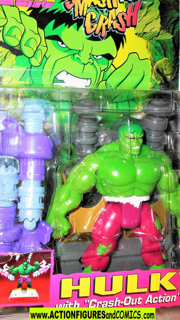 Hulk toy biz HULK crash out 1996 incredible classics universe moc ...