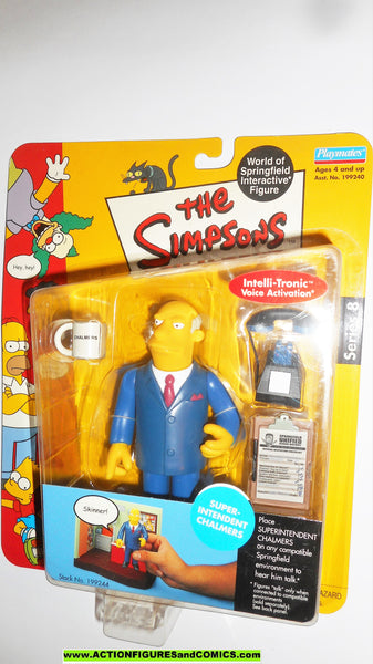 simpsons SUPERINTENDENT CHALMERS 2002 series 8 playmates ...