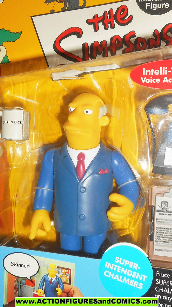 simpsons SUPERINTENDENT CHALMERS 2002 series 8 playmates ...