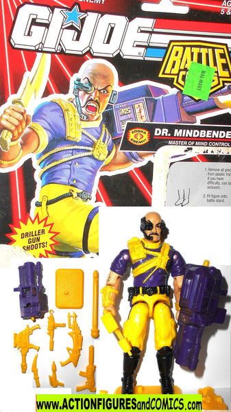 Gi joe DR MINDBENDER 1992 vintage Complete FULL CARD gijoe ...