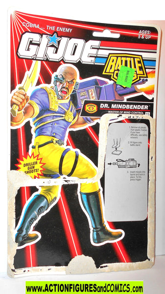 Gi joe DR MINDBENDER 1992 vintage Complete FULL CARD gijoe ...
