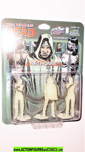 The Walking Dead MICHONNE & PETS 3 pack skybound megabox moc ...