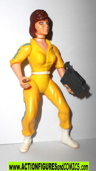 teenage mutant ninja turtles APRIL O'NEIL 1988 blue stripe figcam ...