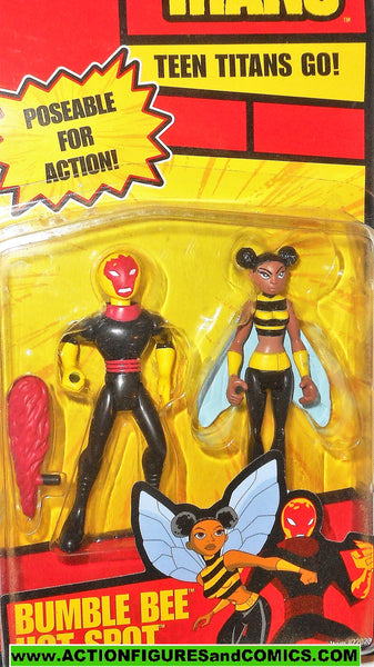 Teen Titans Go BUMBLEBEE HOT SPOT 3.5 inch 2004 animated cartoon dc un ...