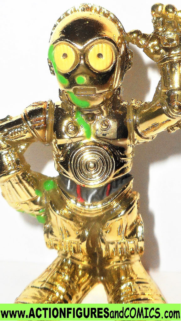 STAR WARS galactic heroes C-3PO jabba the hutt green slime complete ...