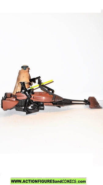 star wars action figures SPEEDER BIKE LUKE SKYWALKER 1997 1996 potf ...