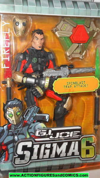 Gi joe FIREFLY sigma 6 six 8 inch action figure 2006 gijoe hasbro moc ...