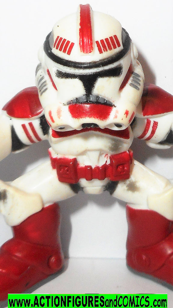 STAR WARS galactic heroes SHOCKTROOPER red clone trooper shock ...