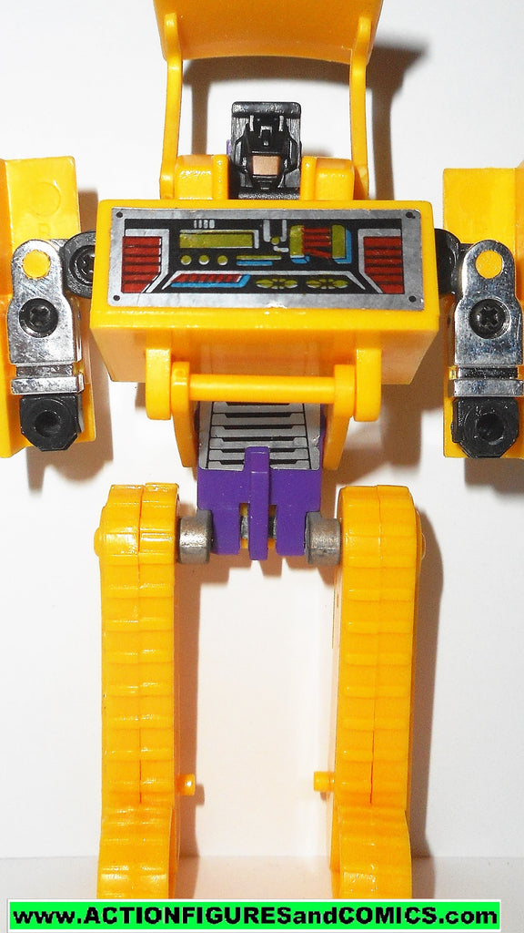 Transformers Generation 2 BONECRUSHER g2 yellow DEVASTATOR constructic ...