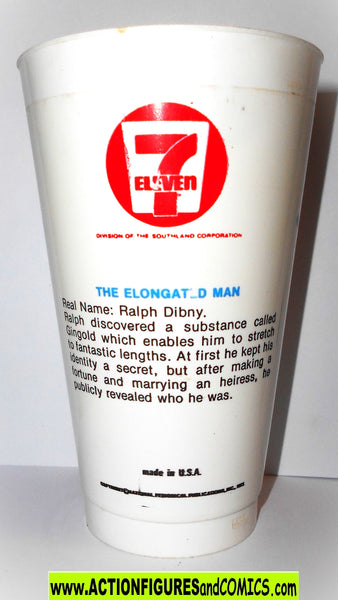 DC slurpee cup ELONGATED MAN 1973 super heroes – ActionFiguresandComics