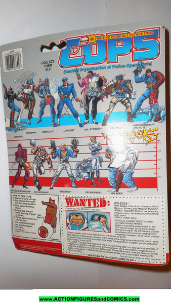 Cops 'n Crooks BIG BOSS c.o.p.s. hasbro toys 1988 vintage moc ...