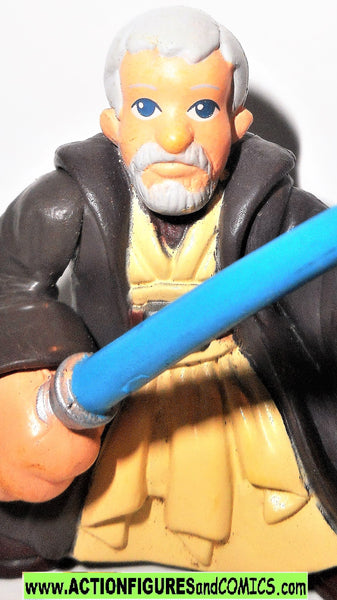 STAR WARS galactic heroes BEN OBI WAN KENOBI hood down pvc ...