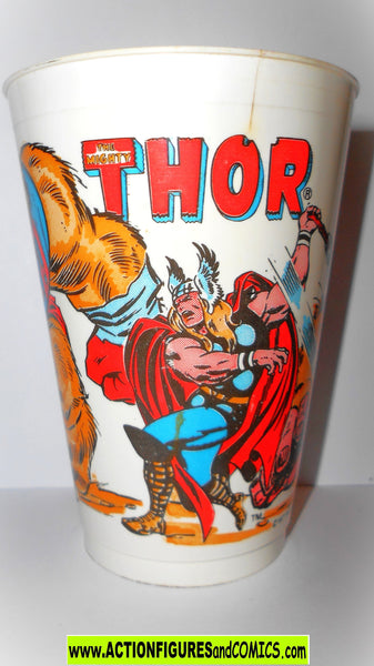 Marvel slurpee cup THOR 1977 Avengers super heroes – ActionFiguresandComics