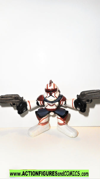 STAR WARS galactic heroes CLONE COMMANDER FIL clone wars pvc ...